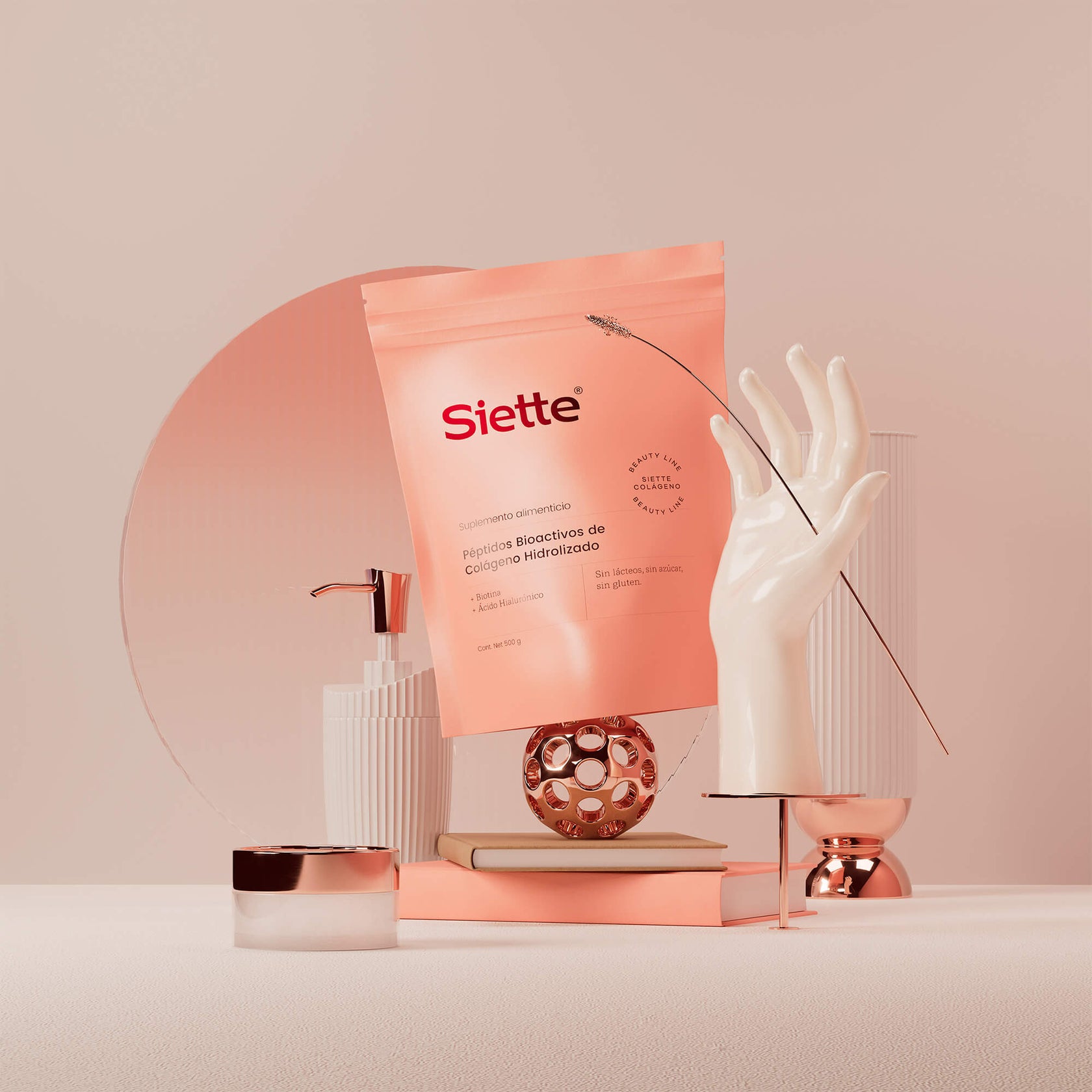 Siette Beauty | Péptidos Bioactivos de Colágeno Hidrolizado - Bolsa 50