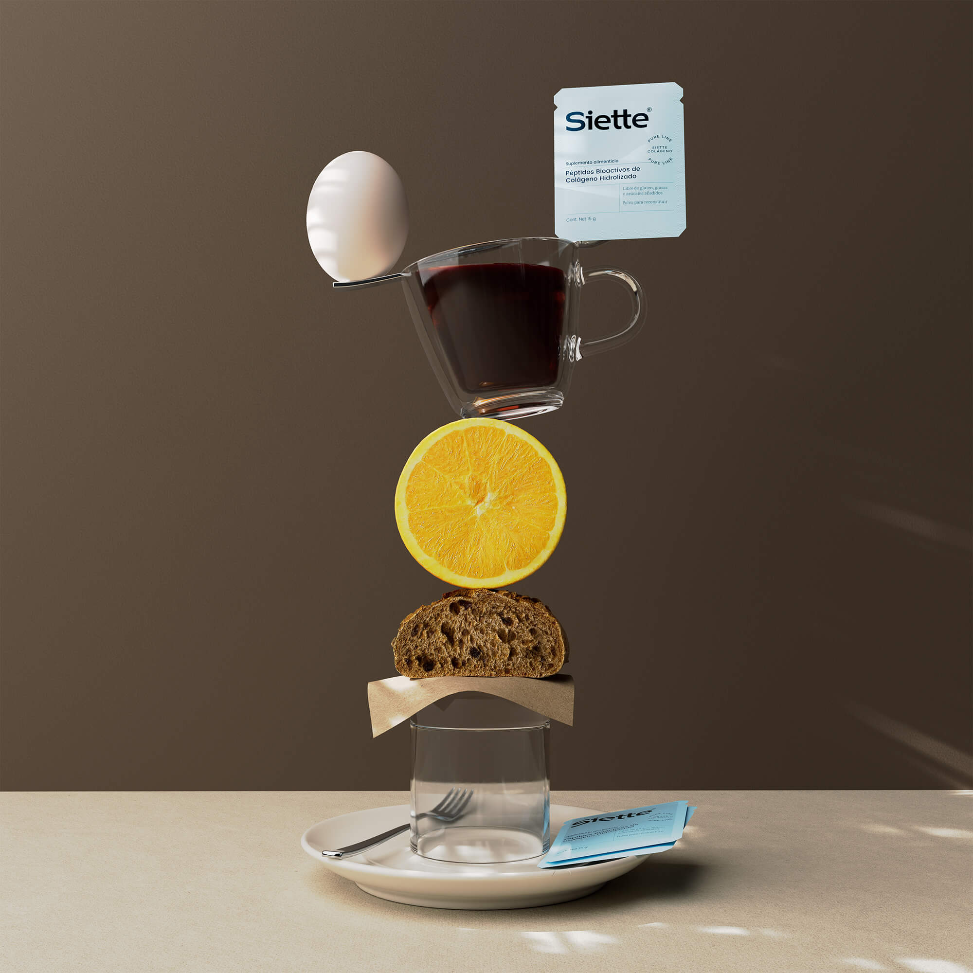 Siette Pure | Péptidos Bioactivos de Colágeno Hidrolizado - Caja con 2