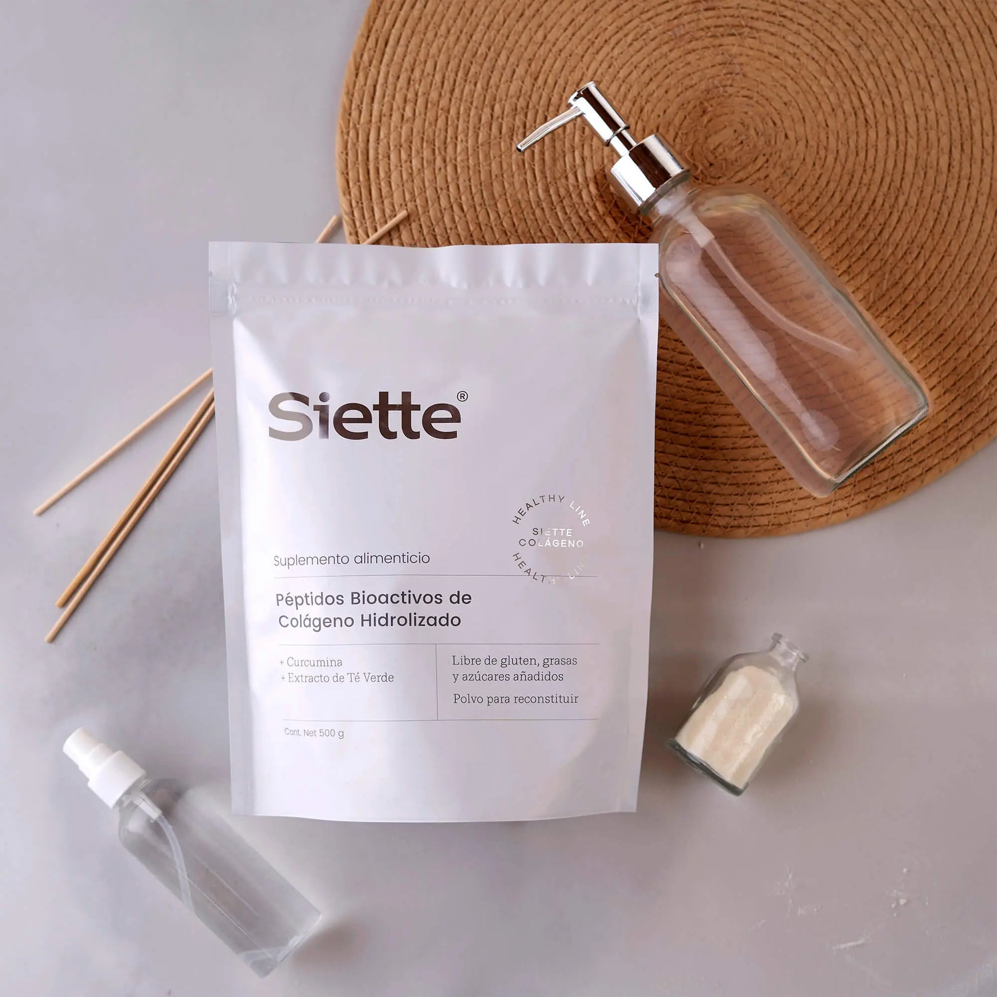 Siette Healthy | Péptidos Bioactivos de Colágeno Hidrolizado - Bolsa 5