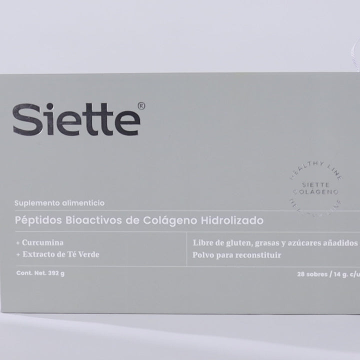 Siette Healthy | Péptidos Bioactivos de Colágeno Hidrolizado - Caja co