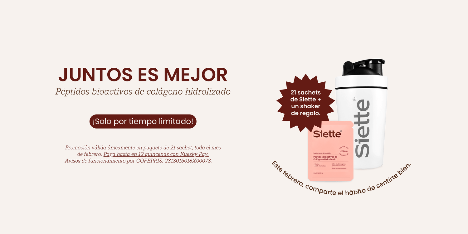 Siette: Péptidos Bioactivos de Colágeno Hidrolizado