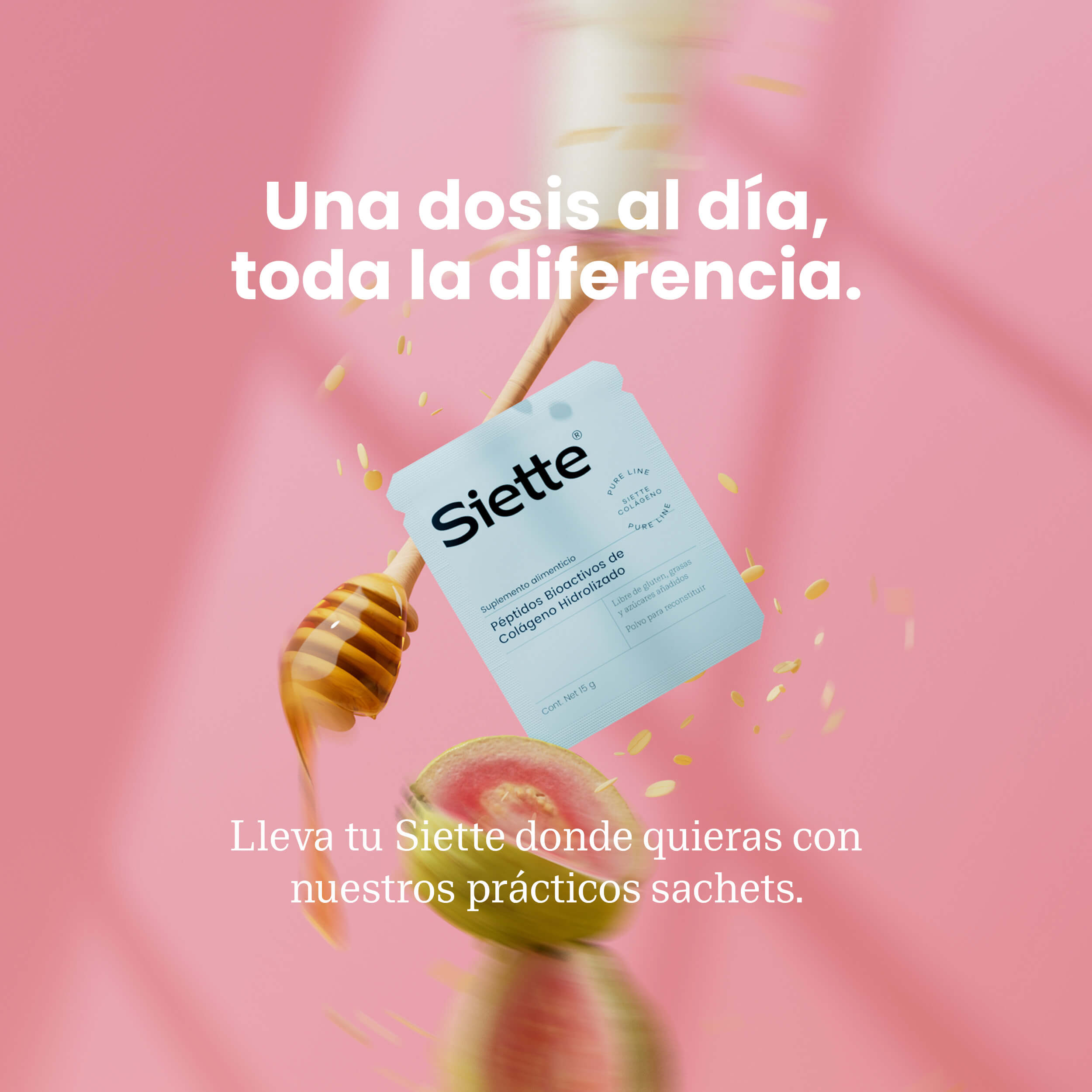 Siette: Péptidos Bioactivos de Colágeno Hidrolizado