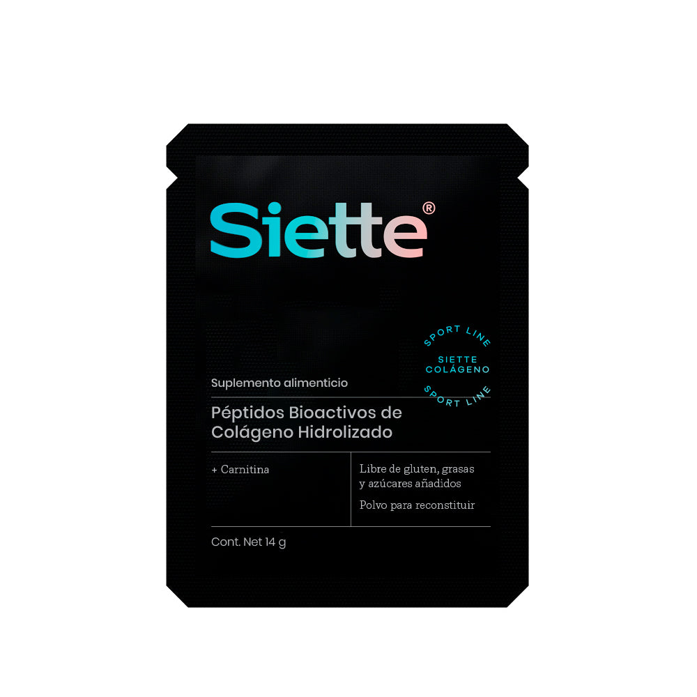 Siette Sport | Péptidos Bioactivos de Colágeno Hidrolizado - Caja con